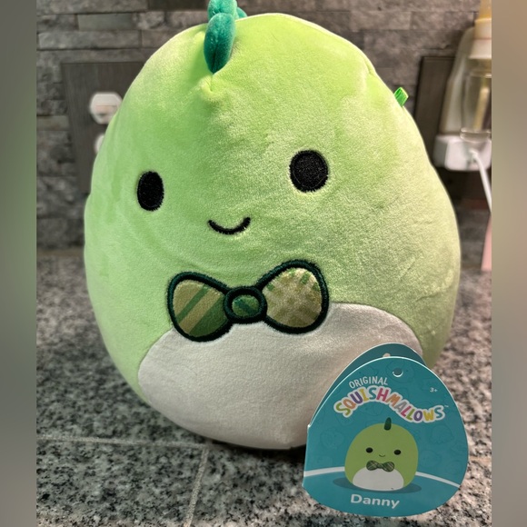 Squishmallows | Toys | Squishmallow Danny The Dinosaur With Bowtie ...